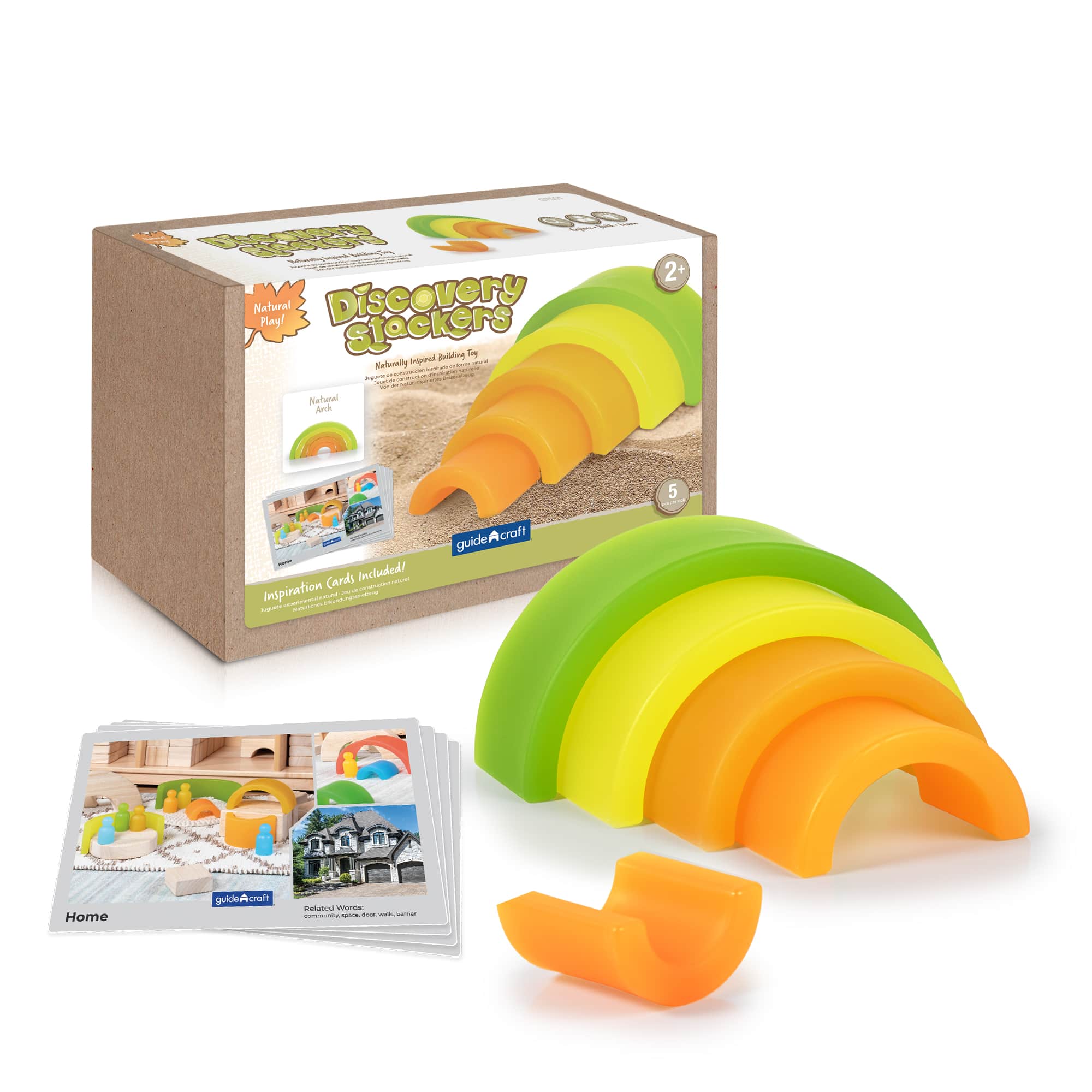 Guidecraft 探索拱門自然色系 Discovery Stackers - Arch Natural Color – Kids ...
